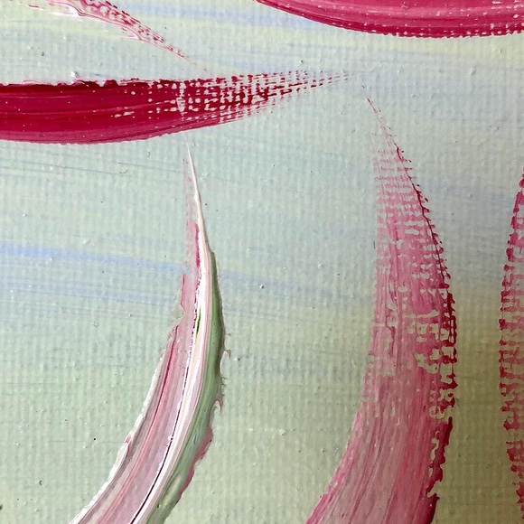 Wall Decor | Handmade Om Namaste Painting Abstract Handmade | Poshmark